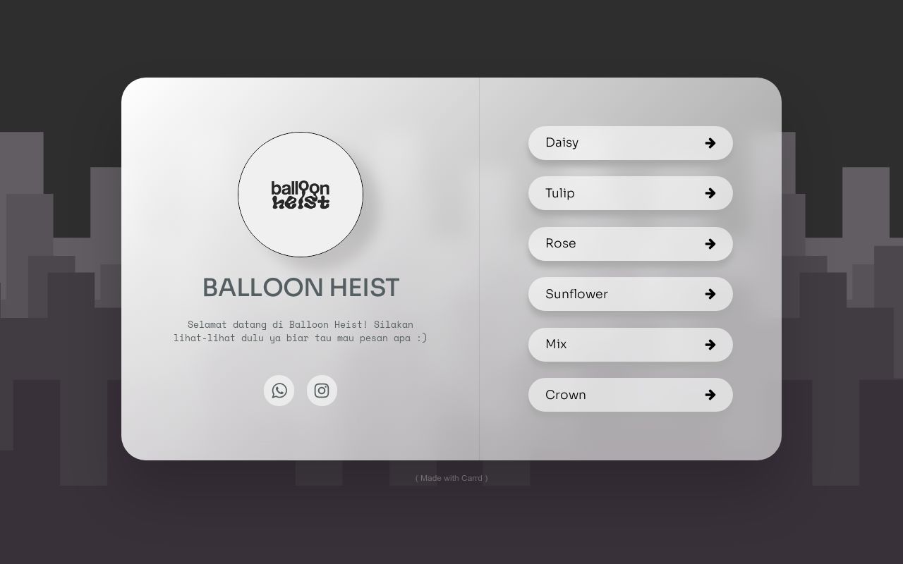 Ballon Heist Portfolio